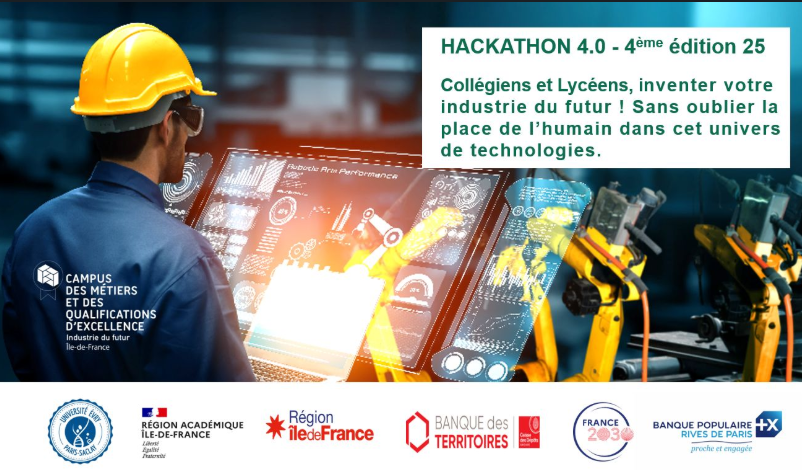 Le CMQE Industrie du Futur IDF lance la 4ème édition 2025 de son Hackaton 4.0 à destination des ...